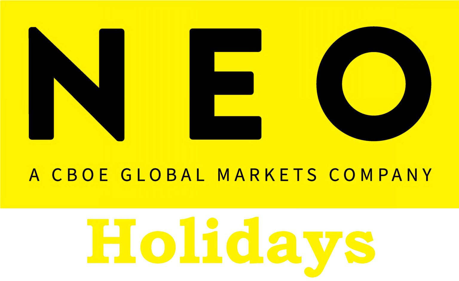 NEO TRADING HOLIDAYS IN 2023 - Trading Holidays